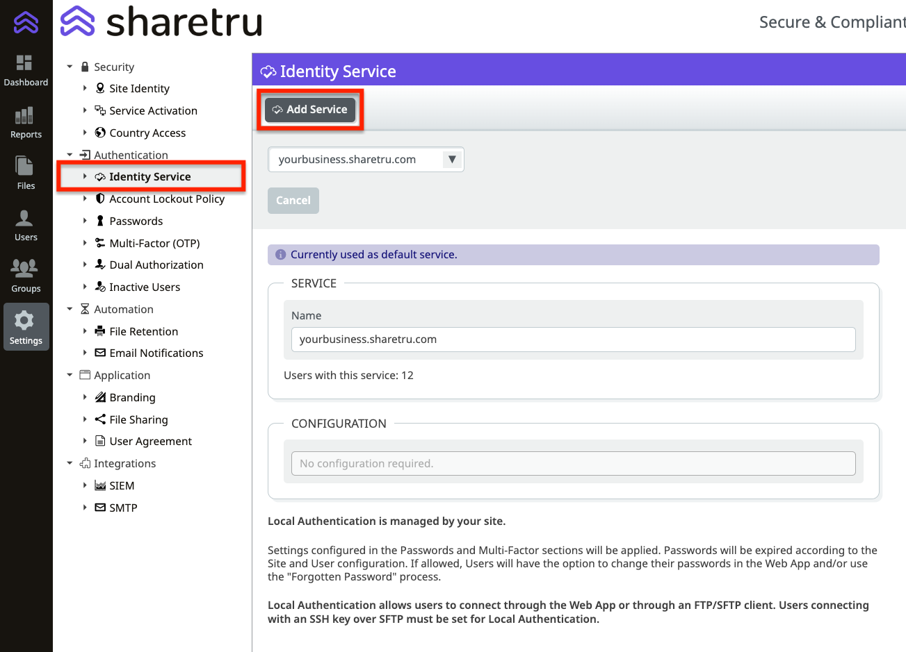 Azure AD SAML