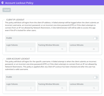 Account Lockout Policies (ALP)