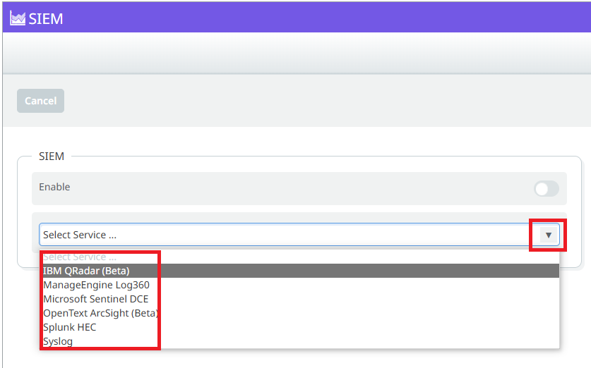 SIEM Integration Help