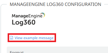 SIEM Integration - ManageEngine Log360