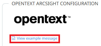 SIEM Integration - OpenText ArcSight
