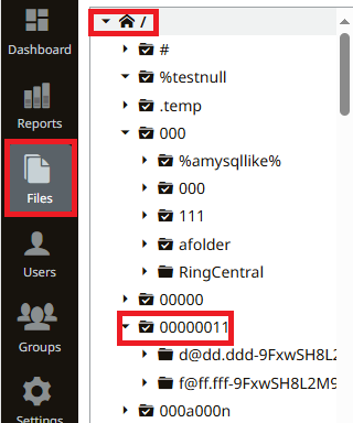 Folder Content